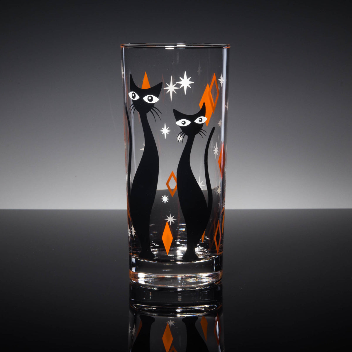 Atomic Cat Drinking Glasses – Egads.shop